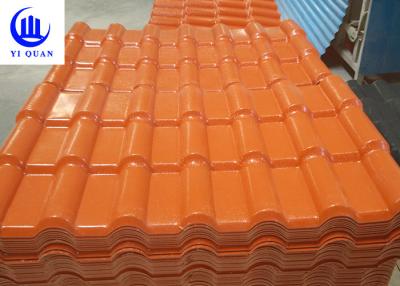 China UV Resistant Synthetic Resin Roof Tile 219mm Pitch For Building Construction Projects for sale