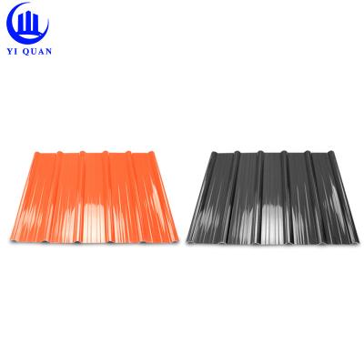 China Wind Resistant Heat Insulation PVC UPVC Plastic Roof Sheet For Construction Building for sale