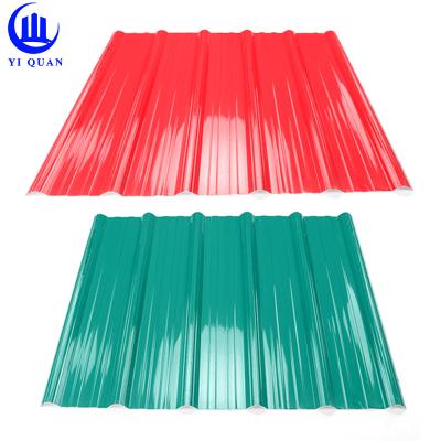 China 2.5mm Corrugated Lader Upvc Roofing Sheets For Factory Chemical Industry Easy Installation for sale