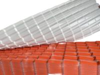 China Anti UV ASA Synthetic Resin Roof Tile For Park Cover Villa Greenhouse Building Material for sale