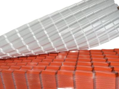 China Anti UV ASA Synthetic Resin Roof Tile For Park Cover Villa Greenhouse Building Material for sale