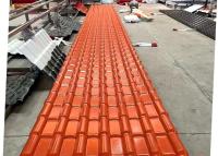 China 2.5mm Thickness Synthetic Resin Roof Tile Embossed ASA Roofing Sheets for sale