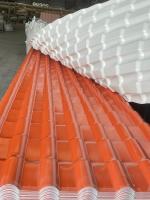 China Corrosion Resistance Synthetic Resin Roof Tile Color Lasting 219mm Pitch for sale