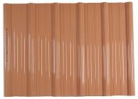 China Corrugated Shape Waterproof Plastic PVC Roof Tiles With Accessories 1130mm Width for sale