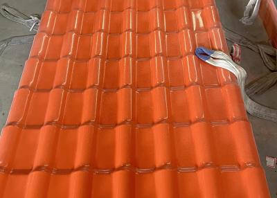 China Sound Resistance ASA Synthetic Resin Roof Tile For House 219mm Pitch Tile Heat Insulation for sale