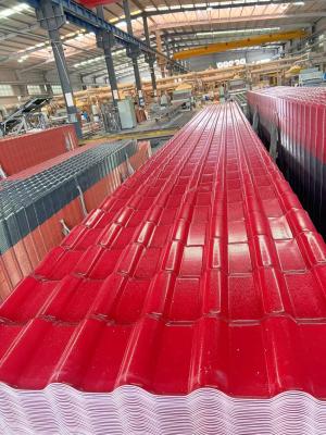 China 160mm Spacing Wave ASA Synthetic Resin Tile Weather Resistance Heat Insulation for sale
