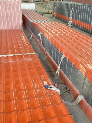 China Long Lifespan ASA Synthetic Resin Roof Tile Color Lasting Fire Resistance for sale