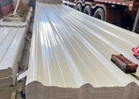 China Good Weather Resistance Plastic Pvc Roof Tiles 930mm Width Trapezoidal Shape for sale