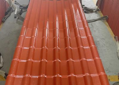 China 2.5mm Thickness 219mm Pitch Synthetic Resin Roof Tile ASA Surface for sale