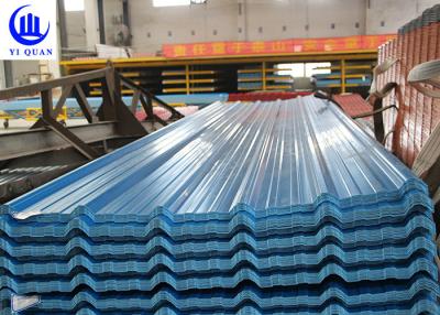 China Soundproof Corrosion Resistant Plastic PVC Corrugated Roof Tile For Warehouse Sheds for sale