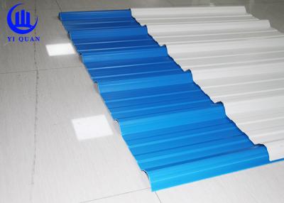 China Waterproof Trapezoidal UPVC Roof Tiles For Market Balcony Environment Friendly for sale