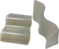 China Long Lifespan FRP Fiberglass Transparent Roof Tile For Garden Sports Venues for sale