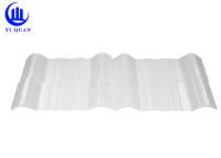 China Anti UV Light Weight Transparent Roofing Sheets Transulent PC PVC Skylight Roof Tile For Corridor Balcony for sale