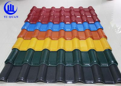 China Unbreakable Waterproof Synthetic Resin  Roof Tile with ASA Coating for sale