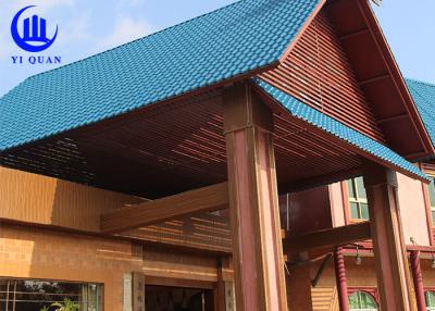 China Lightweight  Spanish ASA Synthetic Resin Roof Tile Prefabricated Houses Excellent decay resistance for sale