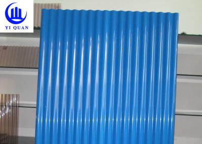 China Building Material Waterproof Corrugated Pvc Panels / Tinted Plastic Roofing Sheets for sale