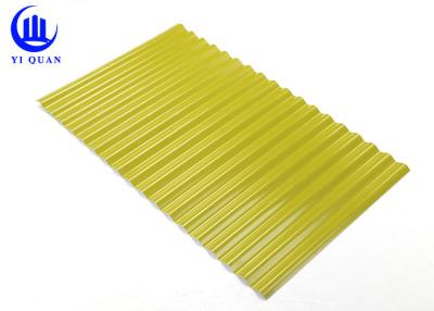 China Plastic Roofing UPVC Tinted Corrugated Plastic Roofing Resist Impact for sale