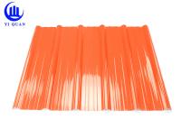 China Environment Friendly Pvc Roof Shingles Corrugated Resin Noise Reduce Roofing for sale