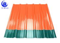 China UPVC House Cover Construction Heat Insulation Roof Tiles Sheet for sale