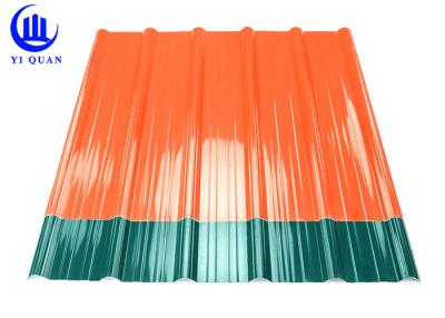 China UPVC House Cover Construction Heat Insulation Roof Tiles Sheet for sale