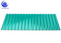 China Heat Insulation Green Plastic Roofing Sheets Tiles 1.0 Mm Thickness for sale