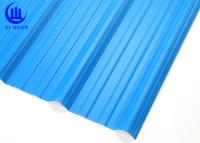 China Plastic Trapezoidal Waterproof PVC Roof Tiles for House Warehouse for sale