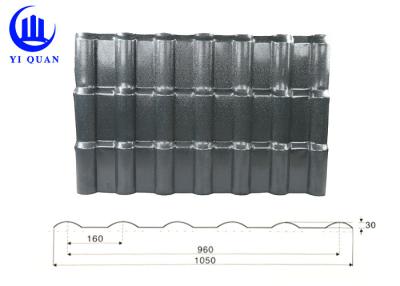 China Plastic Spanish Style Roofing Cover  ASA Synthetic Resin Roof Tile for sale