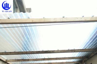China Lightweight Transparent Corrugated Greenhouse Panels Weather Resistance for sale