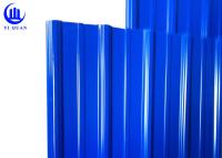 China Asa Coated Corrugated Plastic Spanish Roof Tiles Round Wave And Trapezoidal Roof Sheeting for sale