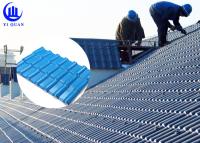 China Environment Protecting ASA Material Synthetic Resin Roof Tile Light Mass And Easy Installation for sale