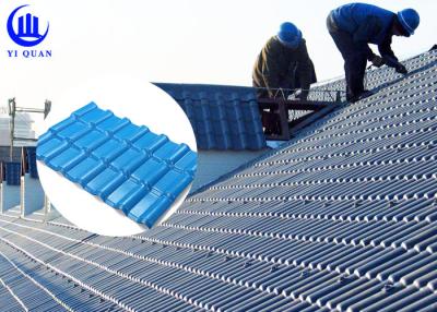 China Environment Protecting ASA Material Synthetic Resin Roof Tile Light Mass And Easy Installation for sale