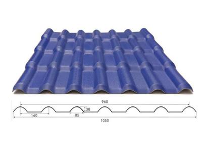 China New Technology Lasting Color Synthetic Resin Roof Tile Corrosion Resistance for sale