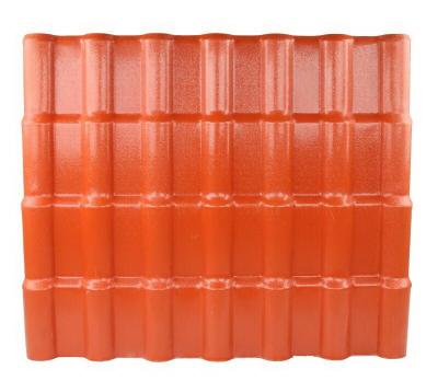 China Anti - corrosive Anti - Uv Synthetic Resin Roof Tile / Pvc Roofing Sheets for sale