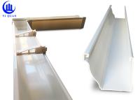 China Anti Corrision White Upvc Rain Gutter Systerm Easy Installation for sale