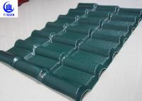 China Stable Fire Froof Synthetic Resin Roof Tile For Villa , Residential  2.3mm Thickness for sale