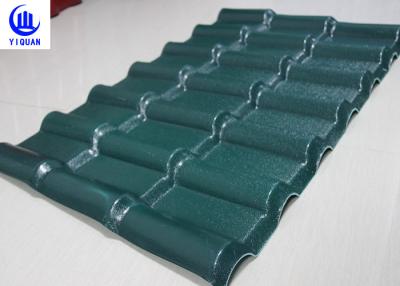 China Stable Fire Froof Synthetic Resin Roof Tile For Villa , Residential  2.3mm Thickness for sale