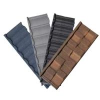 China Steel Sheet Stone Coated Colorful Roof Sheet House Traditional Design Style for sale