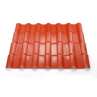 China ASA Synthetic Resin Roof Tile 2.5-3.0MM Fireproof Corrugated for sale