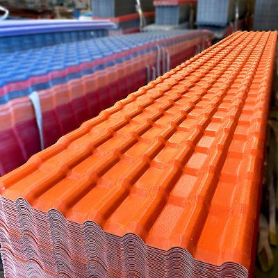 China ASA Synthetic Resin Roof Tile 2.5mm 3.0mm Thickness for Villa House for sale
