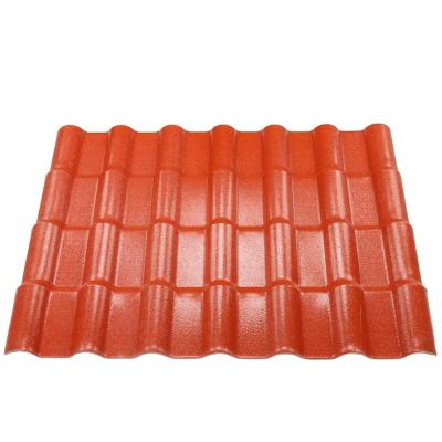 China ASA Synthetic Resin Roof Tile 1050mm Width 2.5mm Thickness for sale
