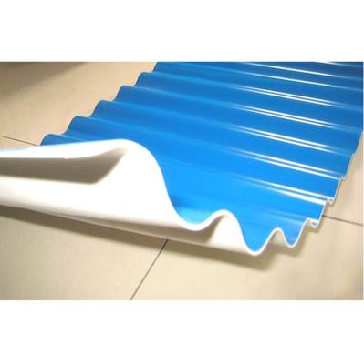 China PVC Roof Tiles 1.5mm Thickness Wave Design for Villa Factory Roofing for sale