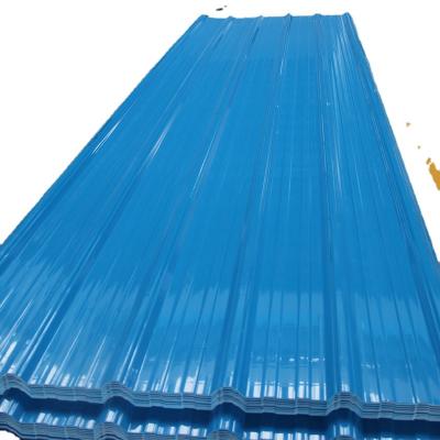 China UPVC Spanish Roof Sheet 1.5mm-2.8mm Thickness Trapezoidal Design for sale