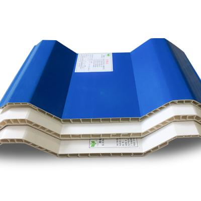China PVC Hollow Roof Tile 930mm Width 10mm Thickness Weatherproof for sale