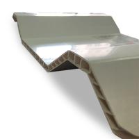 China 930mm x 10mm PVC Twin Wall Roof Sheet for Industrial Buildings for sale