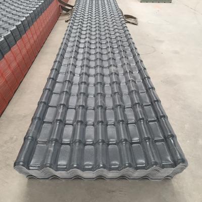 China ASA Resin Roof Tile 1050mm Width 2.5mm Thickness Windproof for sale
