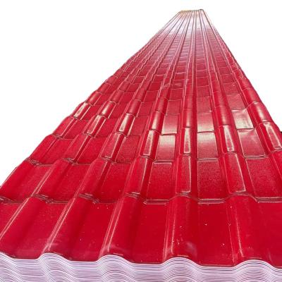China ASA Synthetic Resin Roof Tile 1050mm Width Impact Resistant for sale