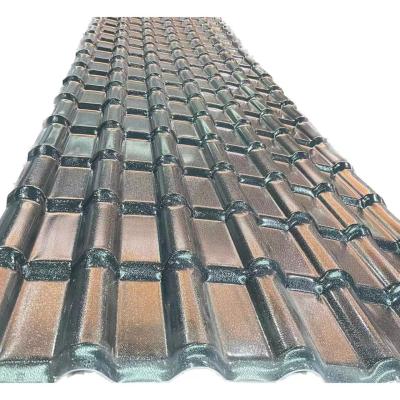 China 2.5mm ASA Synthetic Roof Tile 1050mm Width for Villa Warehouse for sale