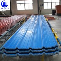 China UPVC Spanish Roof Sheet 1.5mm-2.8mm Thickness 1130mm Width for sale