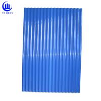 China Spanish PVC Roof Tiles 1.5mm-3.0mm UPVC Trapezoidal 1000mm Width for sale