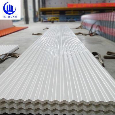 China UPVC Spanish Roof Tile 2.0mm Thick 1130mm Width Heat Insulation for sale